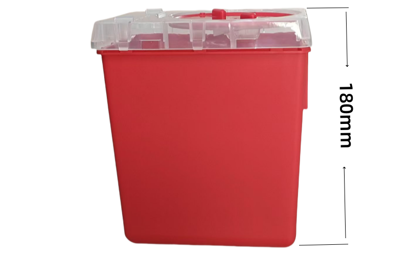 Medical Disposable Home Use Needle Disposal Containers 2 Quart Sharps ...