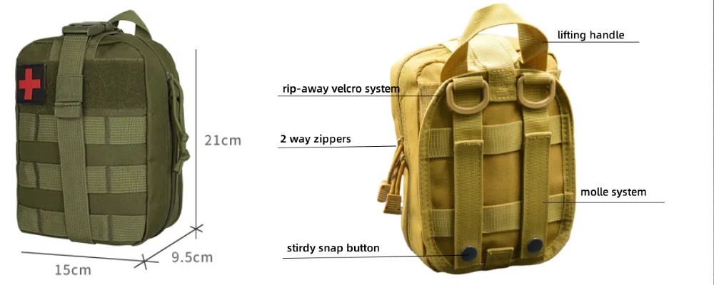 Emergency Medical Army First Aid Kit IFAK - MMC MedTech Co., Ltd