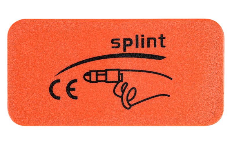 Light Weight WaterProof Orange-Grey Folded Flat First Aid Splint - MMC ...