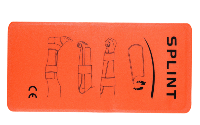 Light Weight WaterProof Orange-Grey Folded Flat First Aid Splint - MMC ...